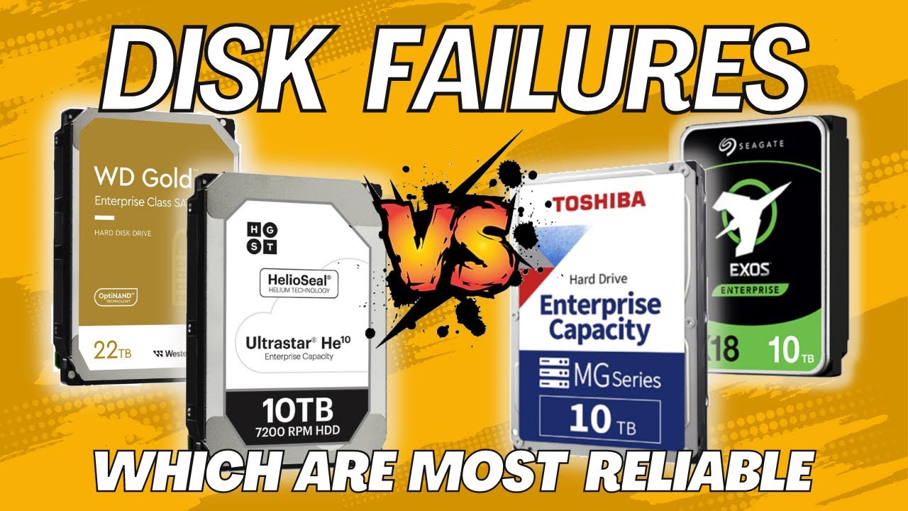 Comparing Seagate vs Western Digital (WD), Toshiba and HGST hard disk ...