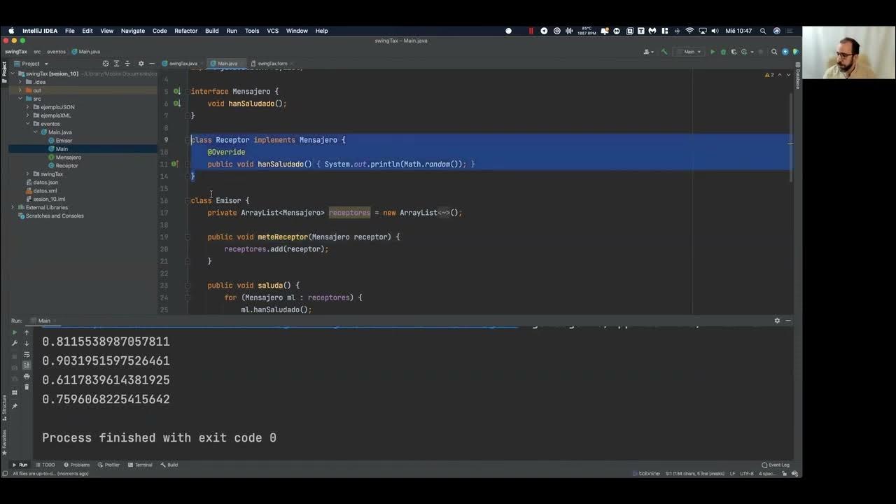 72 Gestor de eventos - Curso Java - OpenBootcamp - YouTube