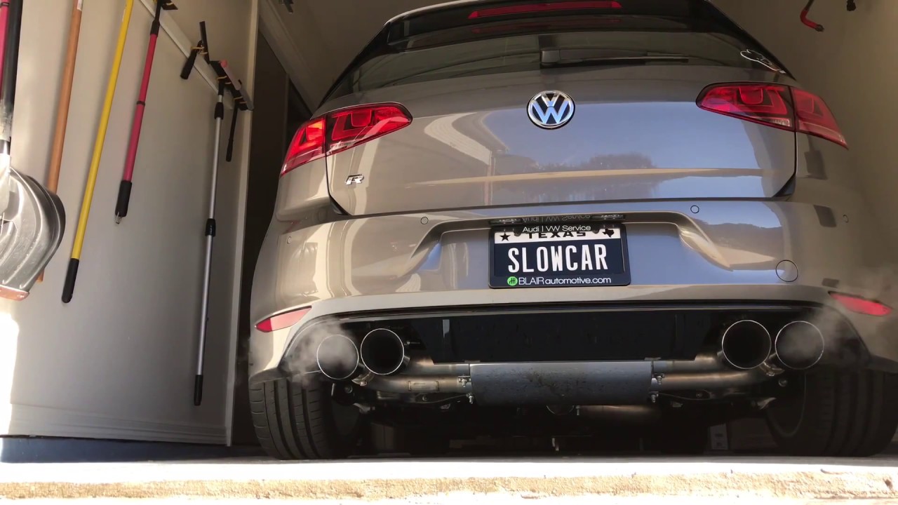 AWE Tuning MK7 Golf R 102mm SwitchPath Exhaust System - YouTube