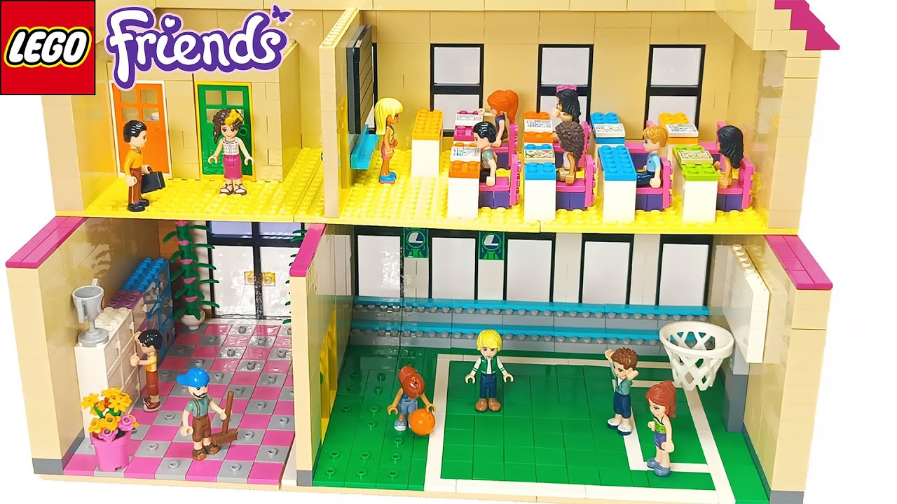 Building a LEGO Friends School - YouTube