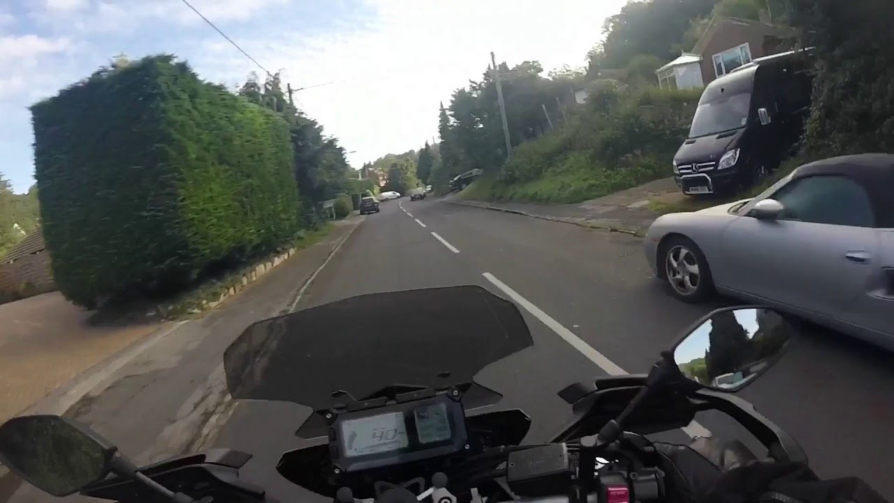 Bird strikes on a motorcycle - pigeons vs biker - YouTube