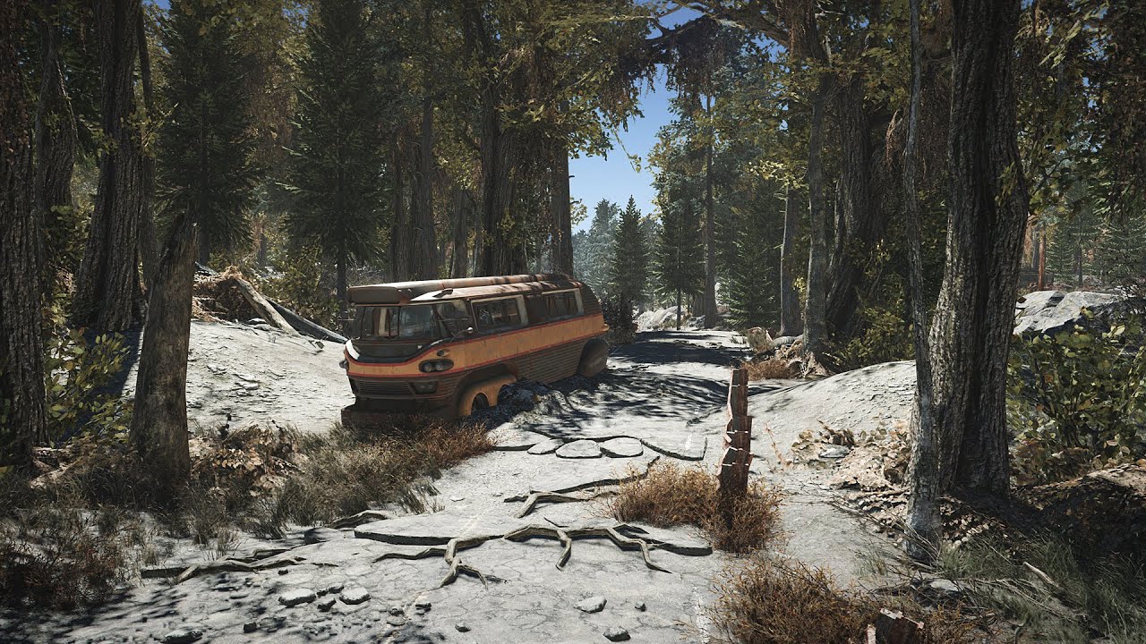 [5K] Fallout 4 2022 Ultra modded - Another pine forest and NAC X - YouTube