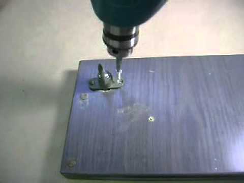 repair desk Knoll lock round - YouTube