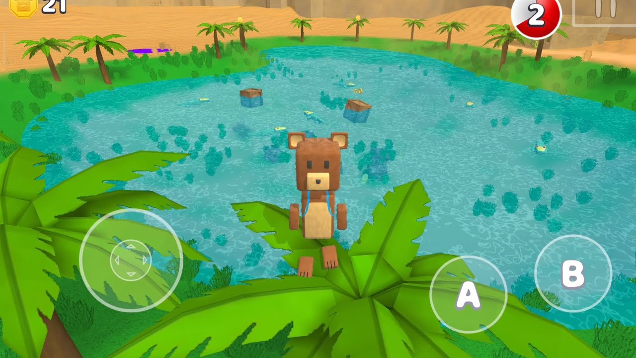 lolos dari jebakan buaya beruang adventure - YouTube