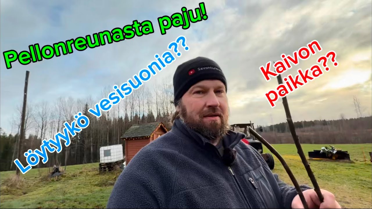 Voiko vesisuonia löytää pajunoksalla??Kokeillaan! - YouTube