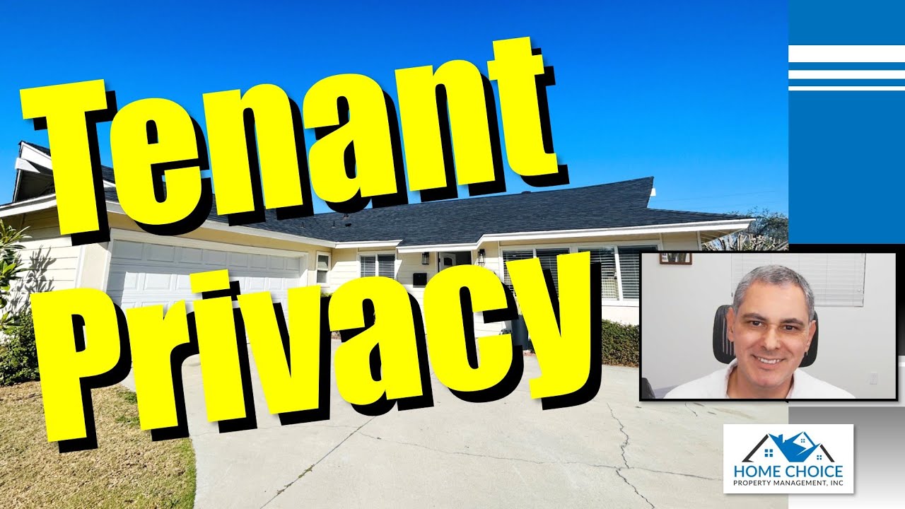 🏠 How to Protect Tenant Privacy | Best Practices for Property Owners ...