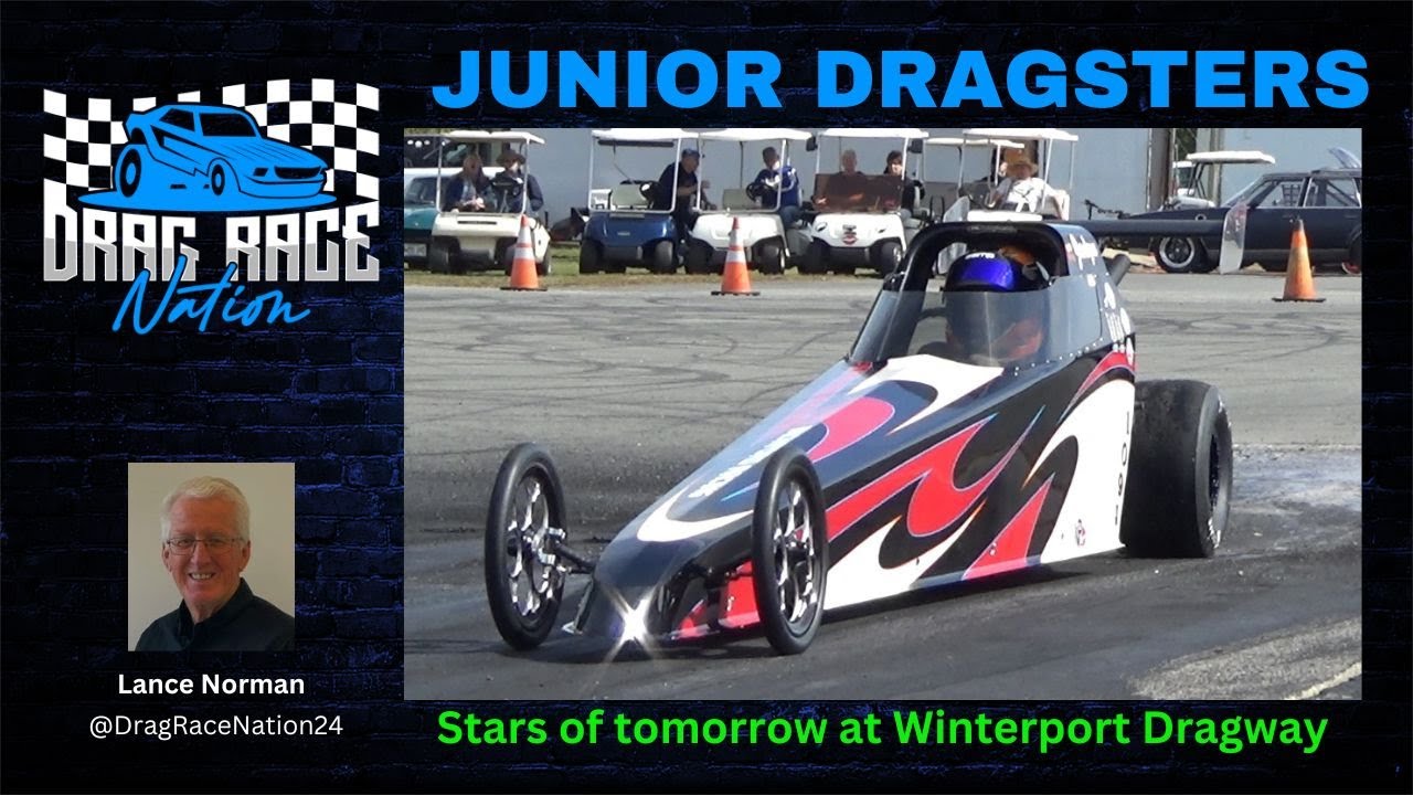 JUNIOR DRAGSTERS at Winterport Maine 9 22 24 - YouTube