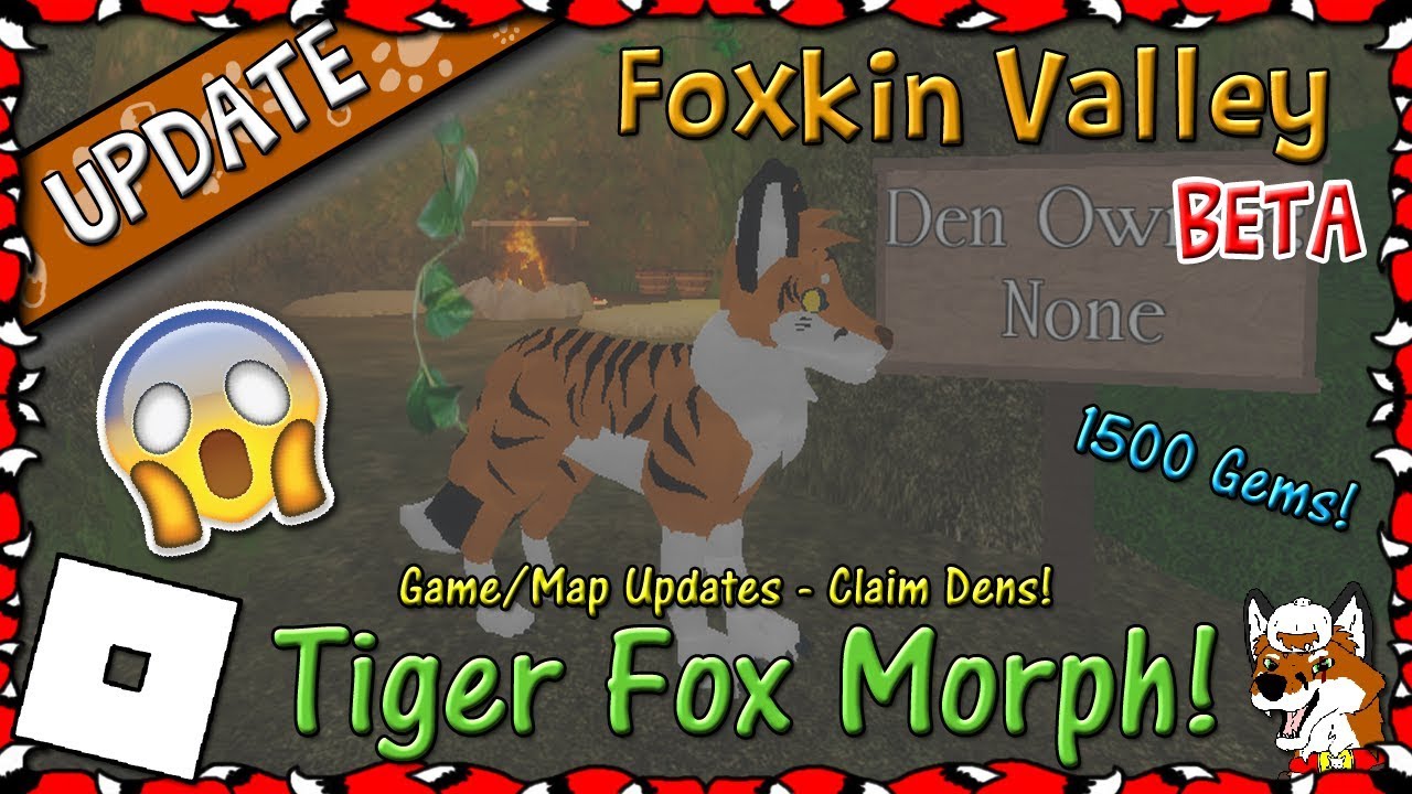 ROBLOX | Foxkin Valley BETA - Tiger Fox is OUT! #19 | HD - YouTube