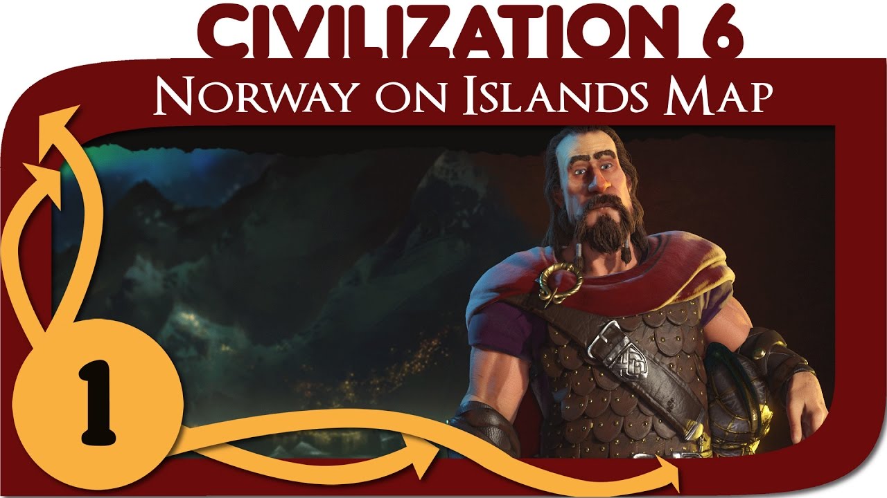 Civilization 6 - Norway on Islands Map - Ep. 1 | Civ 6 Gameplay - YouTube
