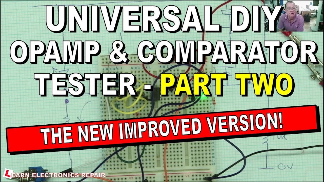 Universal DIY SMD and Through Hole Op Amp Tester Project : Single, Dual ...