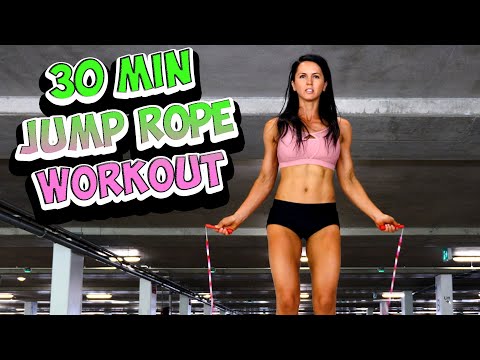 30 Minute Fat Burning HIIT (Jump Rope Workout At Home)