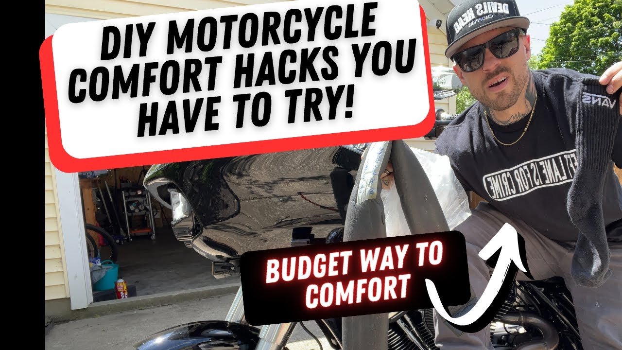 DIY Motorcycle Comfort Hacks You Have To Try! - YouTube