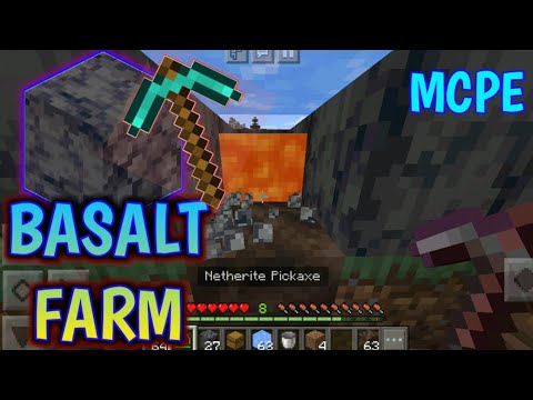 CARA MEMBUAT BASALT FARM - MCPE - YouTube