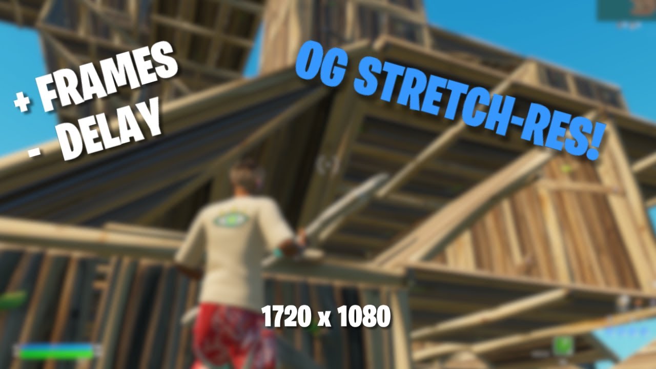 BEST STRETCH-RES IN CHAPTER 4! (EASY) (LESS DELAY AND MORE FPS!) - YouTube