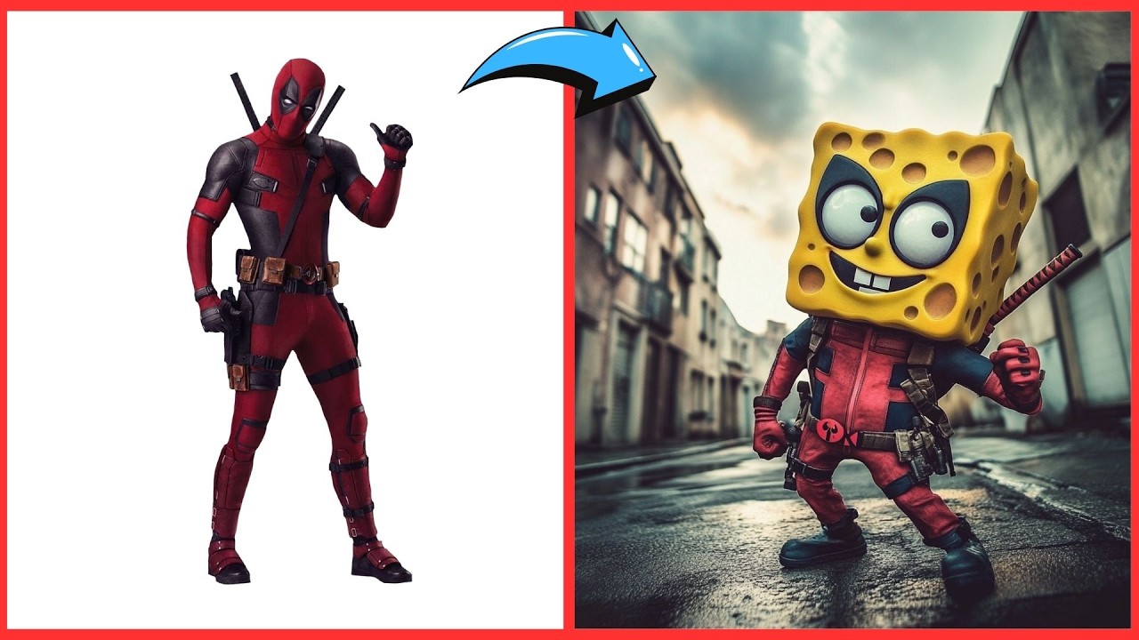AVENGERS But SPONGEBOB 🧽 VENGERS 🔥 All Characters marvel & DC 2024💥 ...
