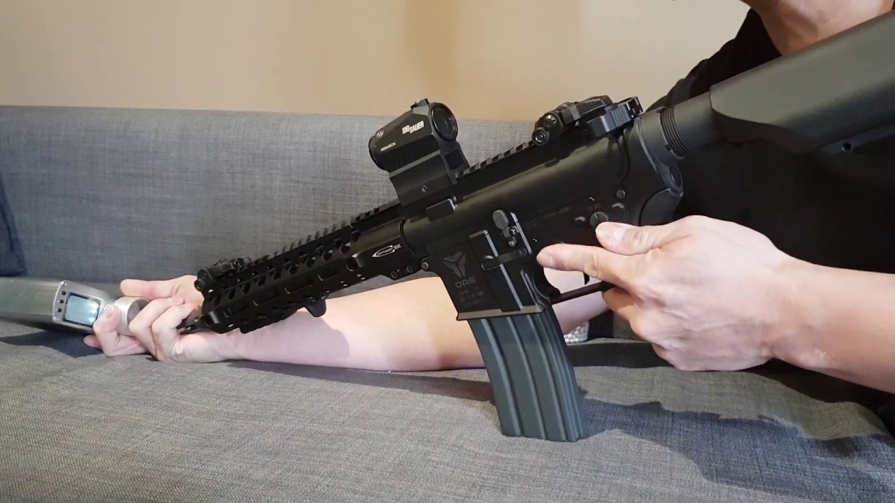 Chrono the newest GBLS DAS GDR15 CQB (stock performance with 0.43g BB ...