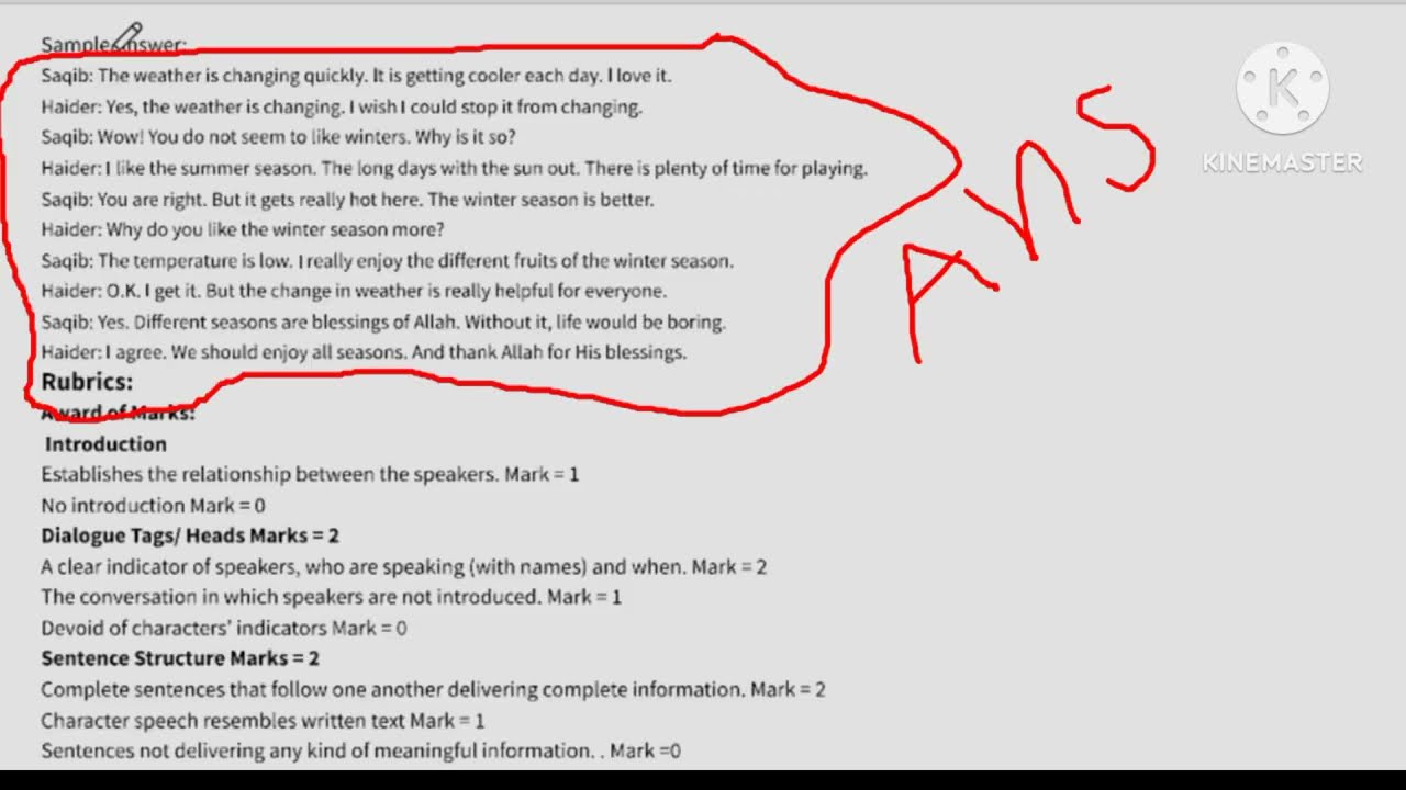 English Grade 7 version 1 2nd term | School Based Assessment 2024 ...