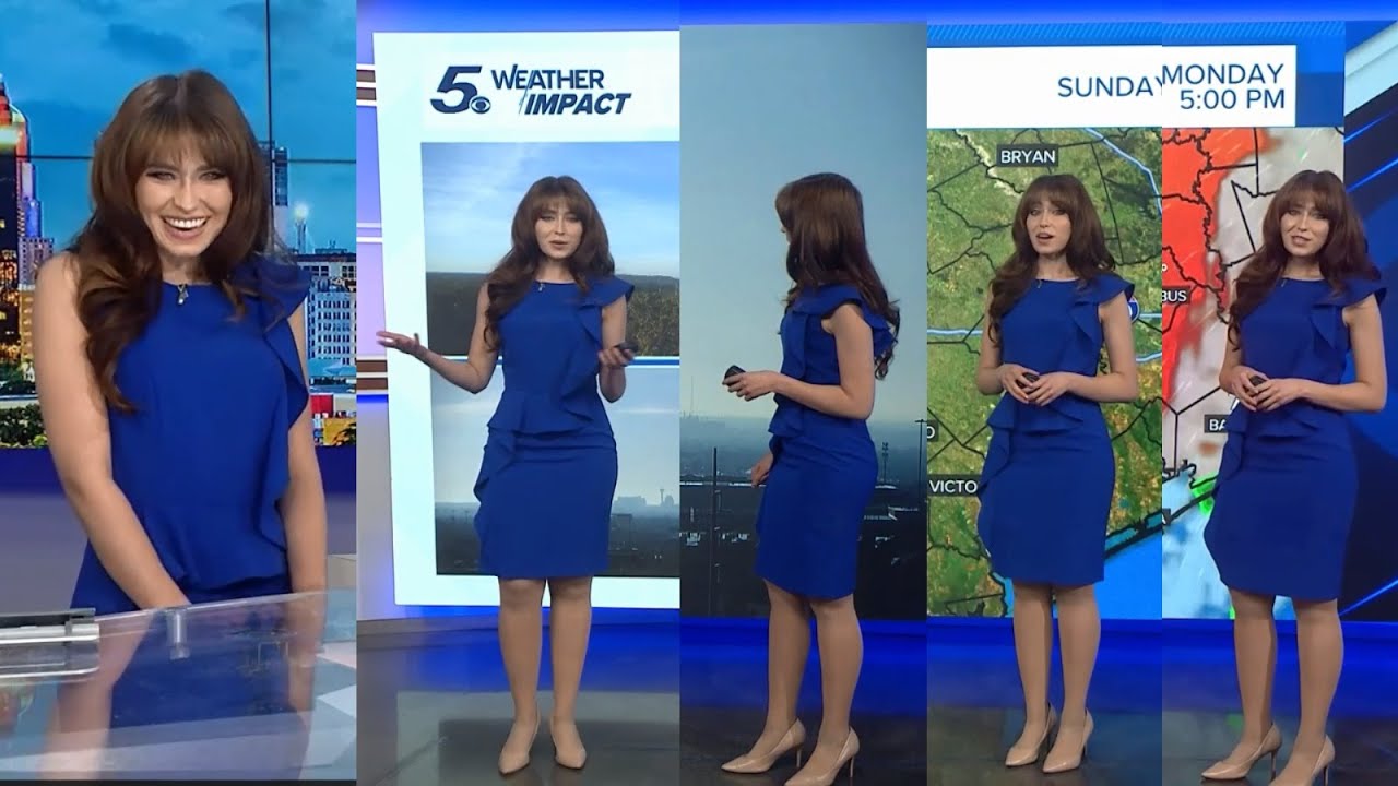 Roxy Van Ruiten with the weather report for KENS5 San Antonio (November ...