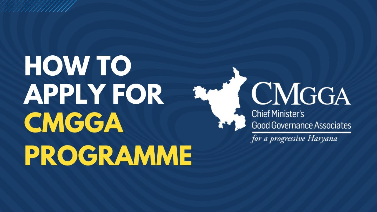 How to apply for CMGGA programme - YouTube