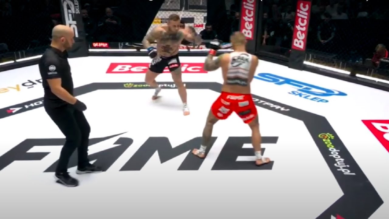 SZELIGA vs MARCIN "POLISH ZOMBIE" WRZOSEK. FAME MMA 17 - YouTube