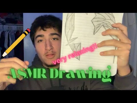 ASMR Very Relaxing Drawing (drawing sounds) - YouTube