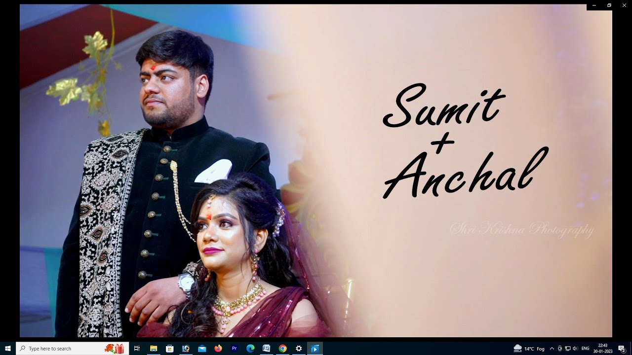Sumit + Anchal | Engagement Highlight Cinematic | 2023 | Shri Krishna ...