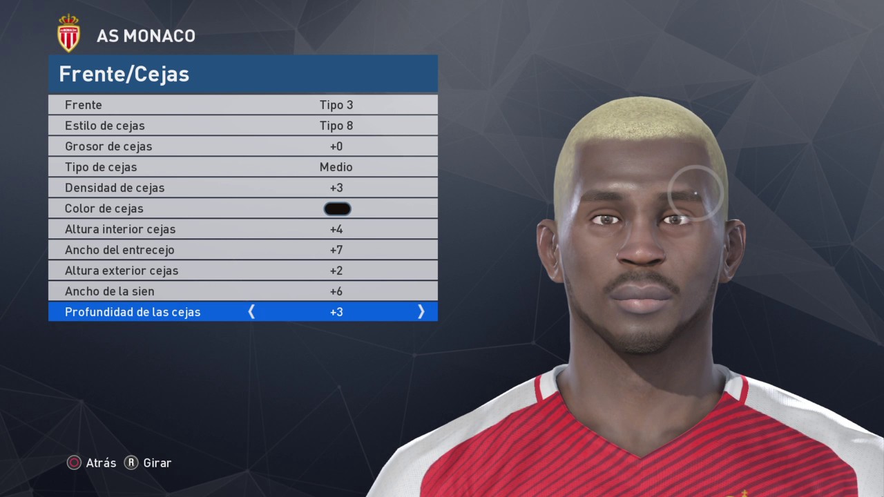 PES 2017 - Face Edit | Bakayoko - YouTube