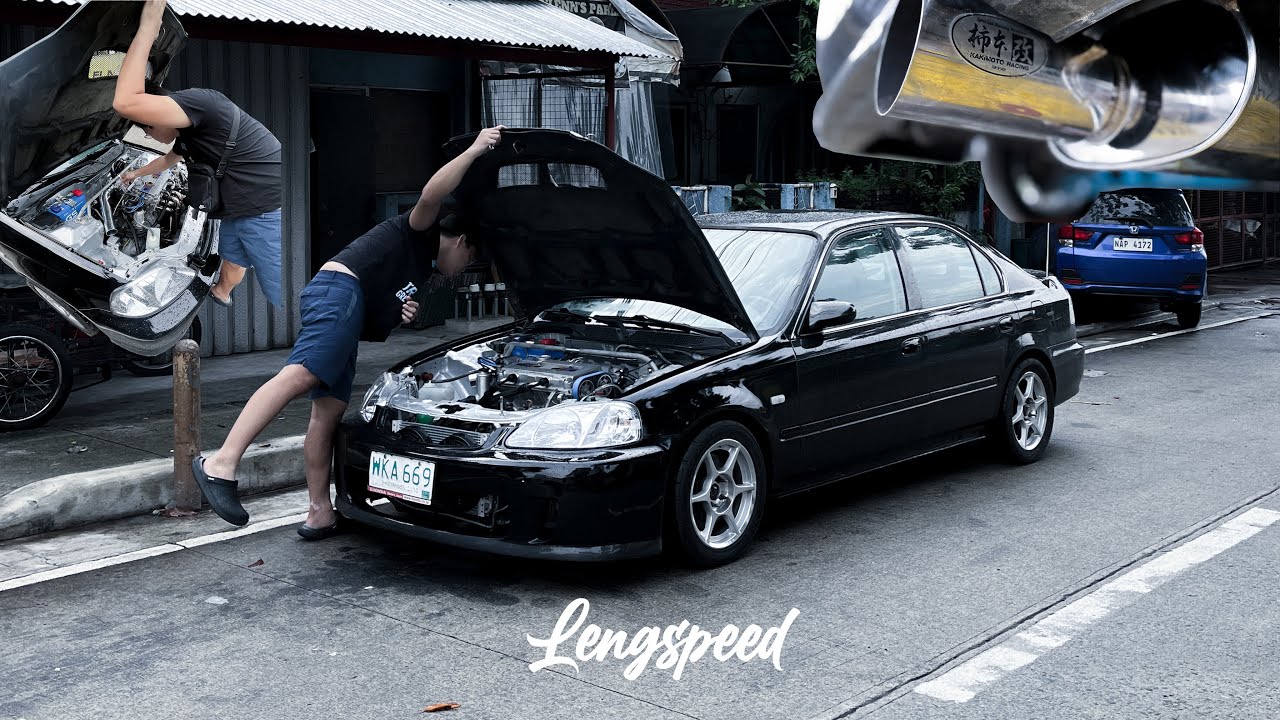 HONDA CIVIC VTI B20 VTEC! Full exhaust + Street Tuning! (PART 1) - YouTube