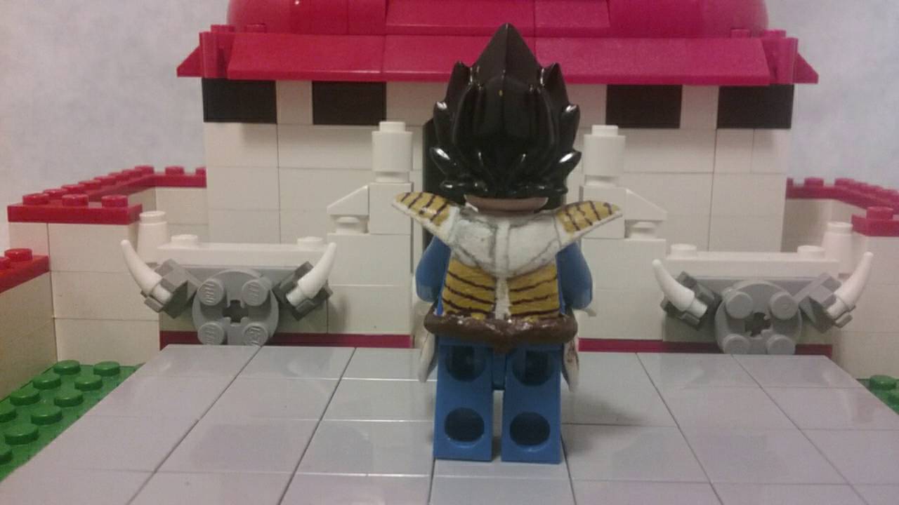 Lego custom dbz vegeta (saiyan saga) - YouTube