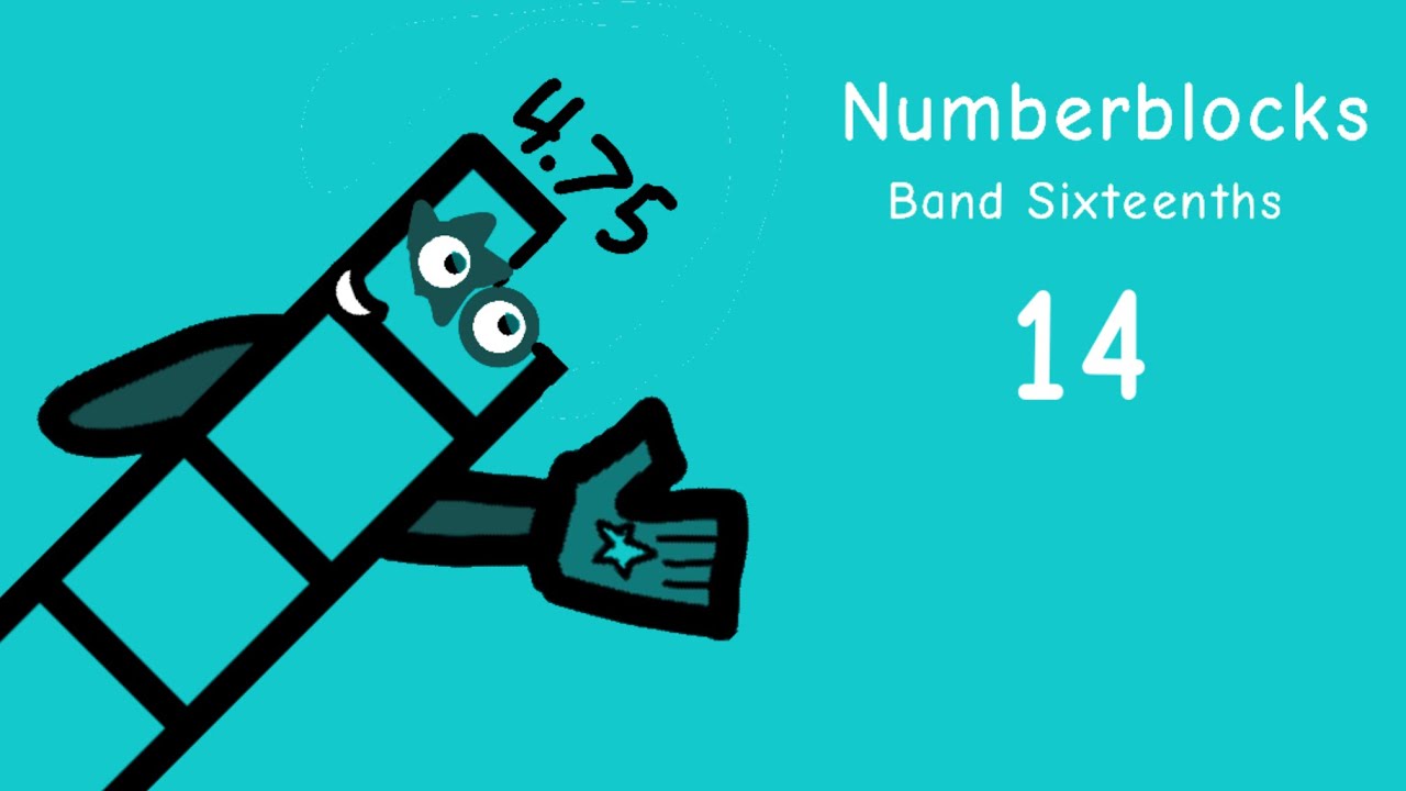 Numberblocks Band Sixteenths 14 - YouTube