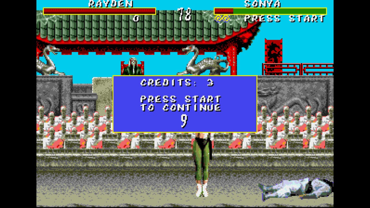 Game Over: Mortal Kombat (Genesis) - YouTube