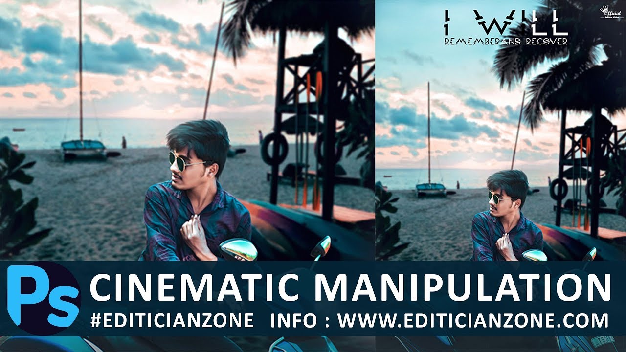 Cinematic Photo Manipulation Editing Tutorial 2018 - YouTube