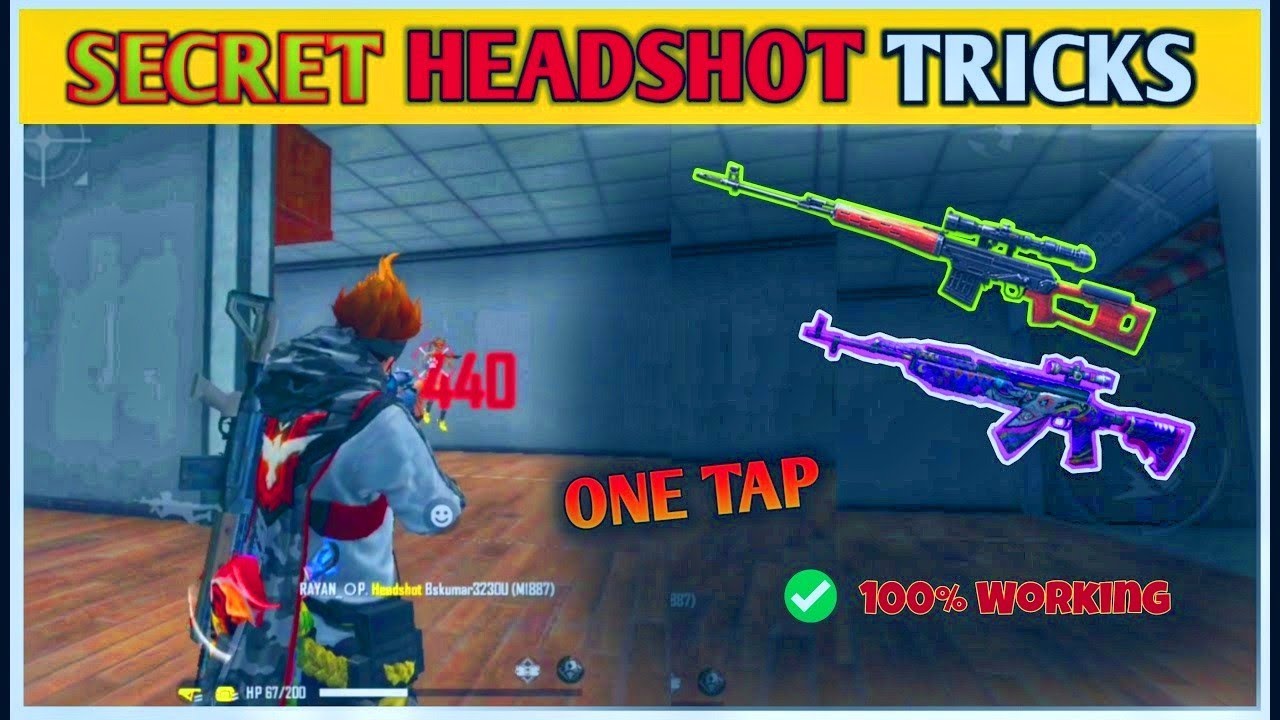 SKS DRAGUNOV ONE TAP HEADSHOT TRICK - YouTube