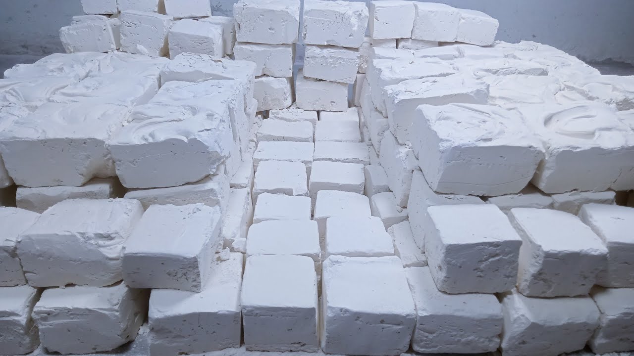160 Soft White big, medium & Small blocks crushing | satisfying | ASMR ...