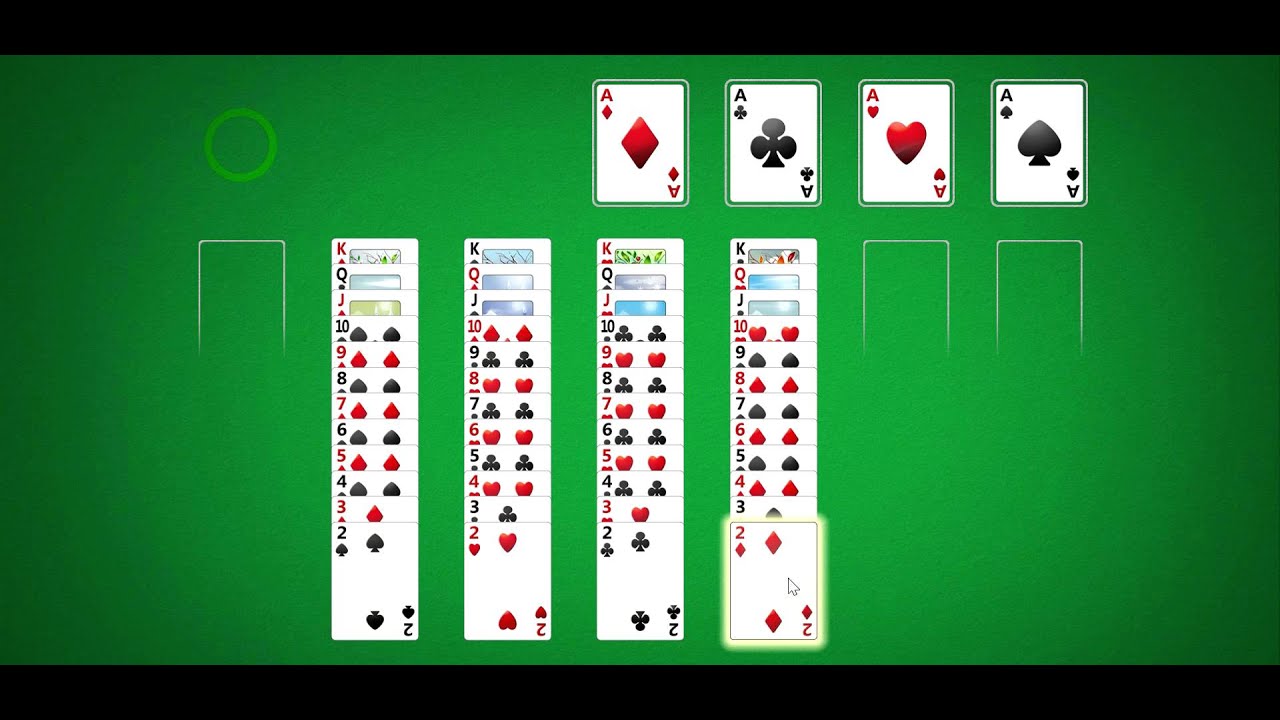 solitaire win in 30 sec or less - YouTube