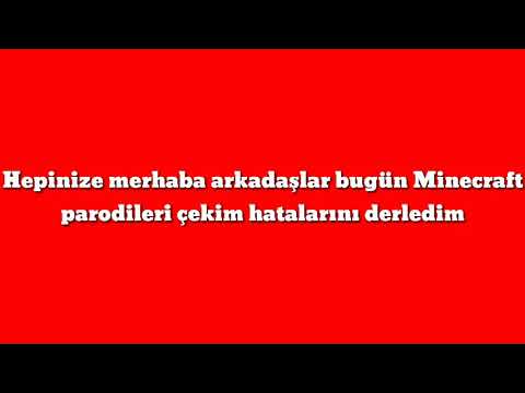 Minecraft Parodileri Farketmediyiniz Çekim hataları