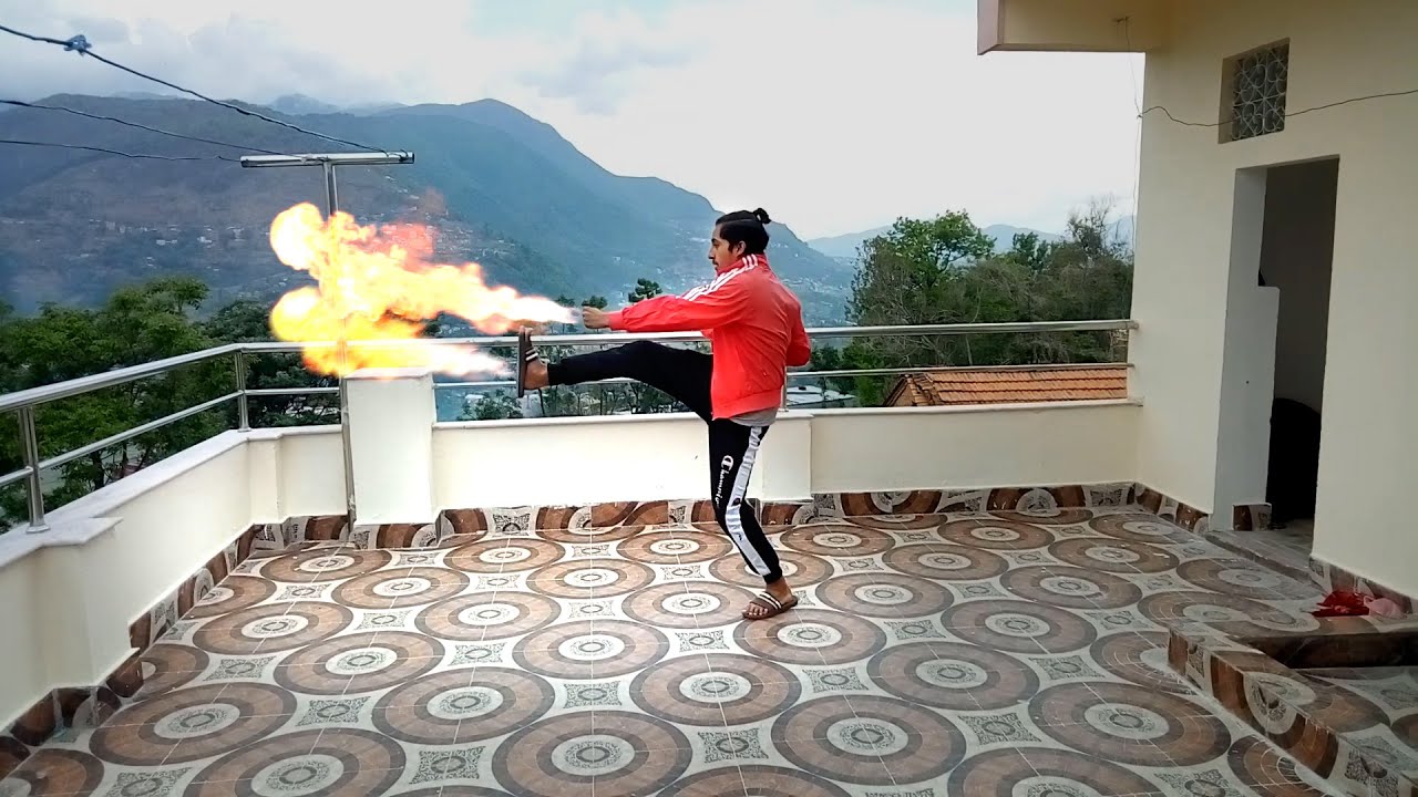 Real Life Fire Bending Demonstration| Avatar| VFX Short video - YouTube