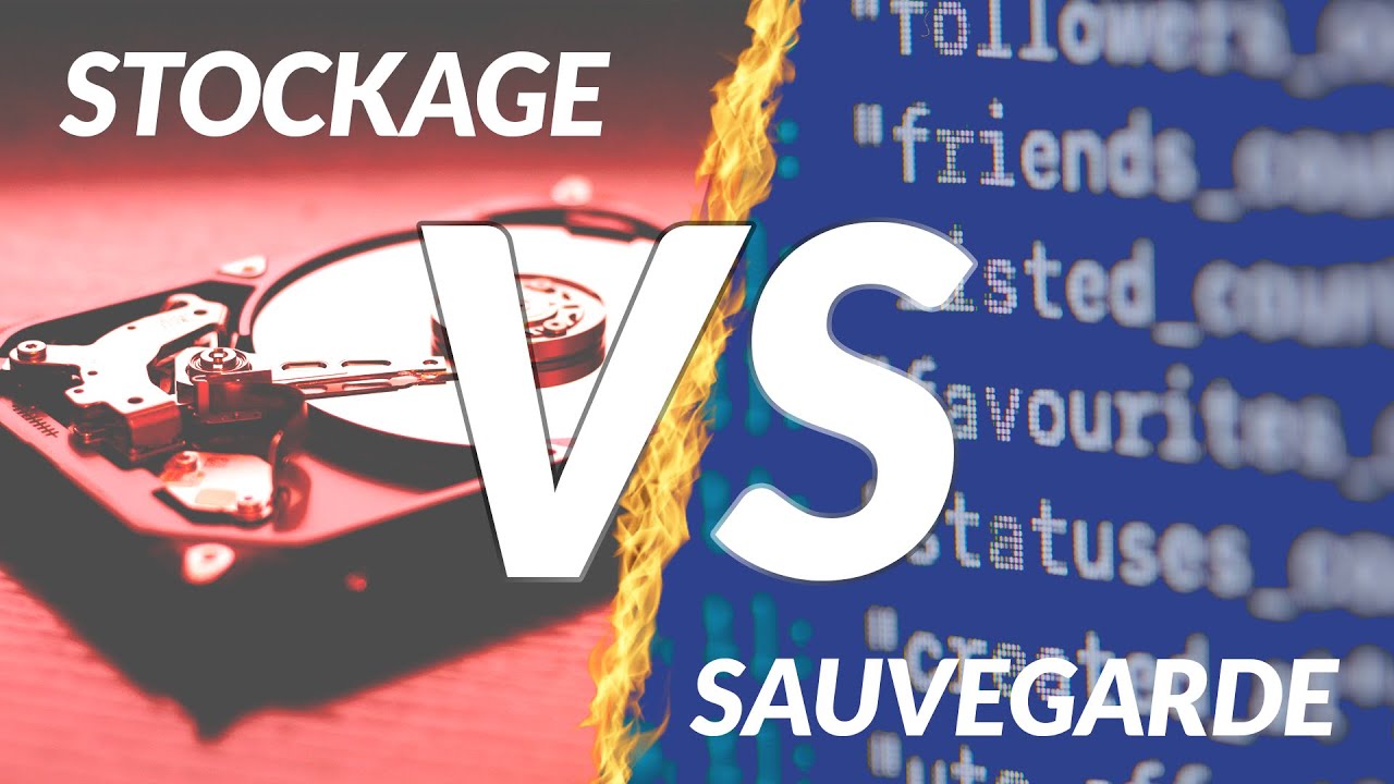 Quelle est la différence entre le stockage et la sauvegarde ? - YouTube