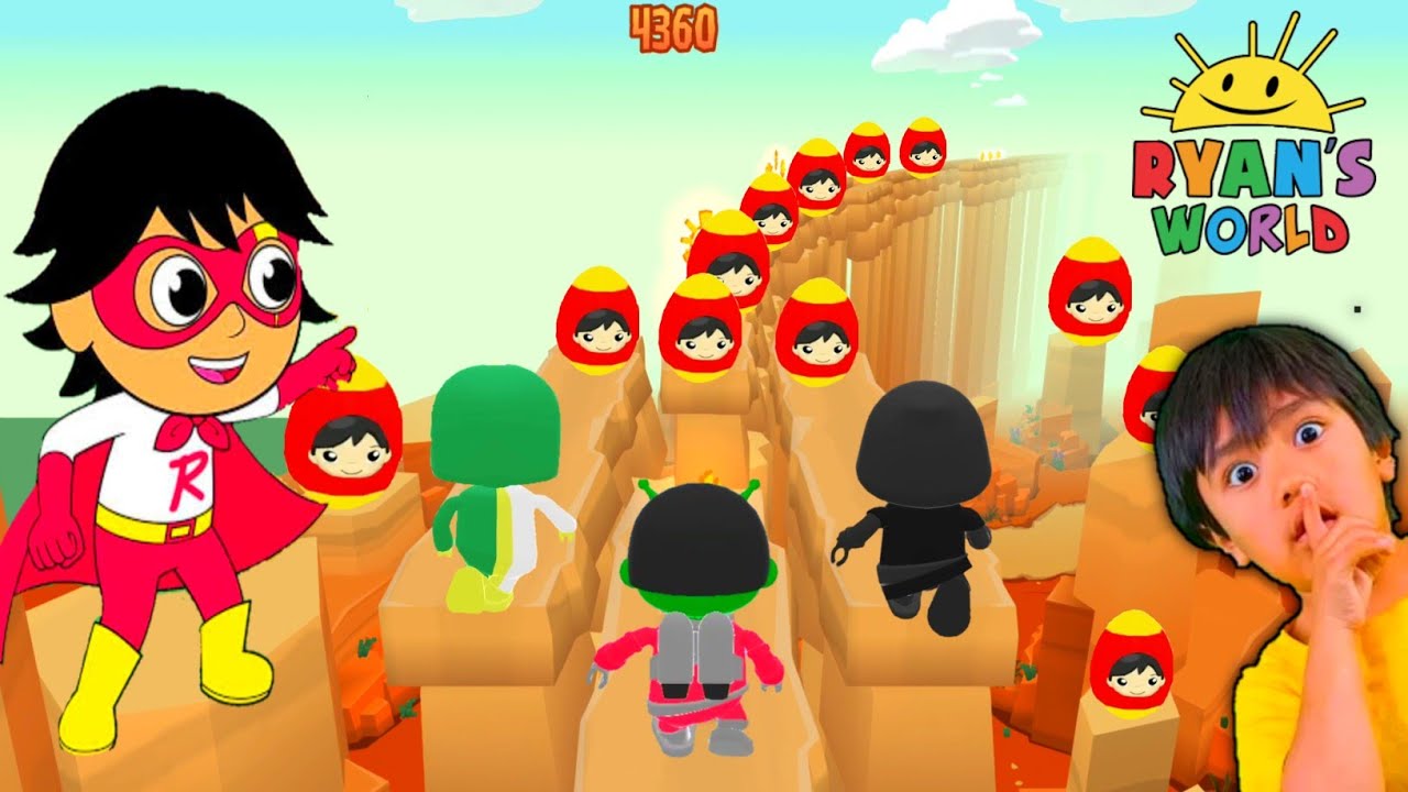 Tag with Ryan SURPRISE - Stealth Ninja Ryan Halloween Update vs Green ...