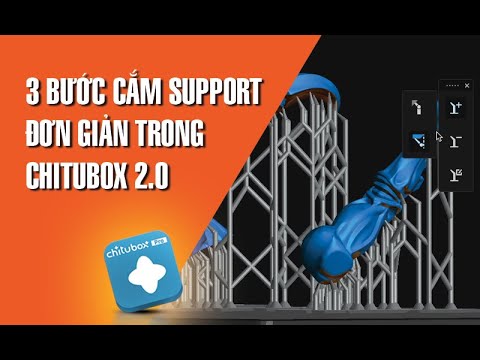 Ba Bước Cắm Support Đơn Giản Trong Chitubox cho người mới - YouTube