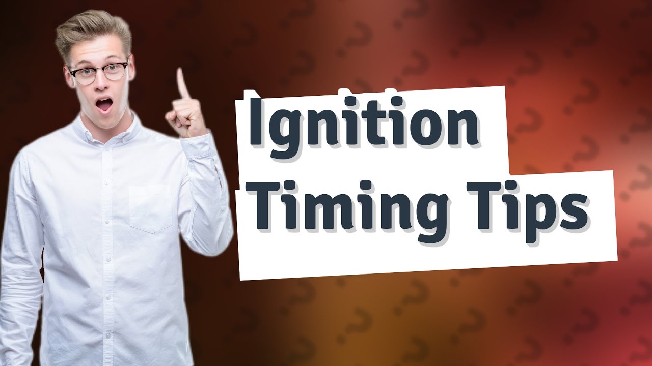 What is the best ignition timing for performance? - YouTube