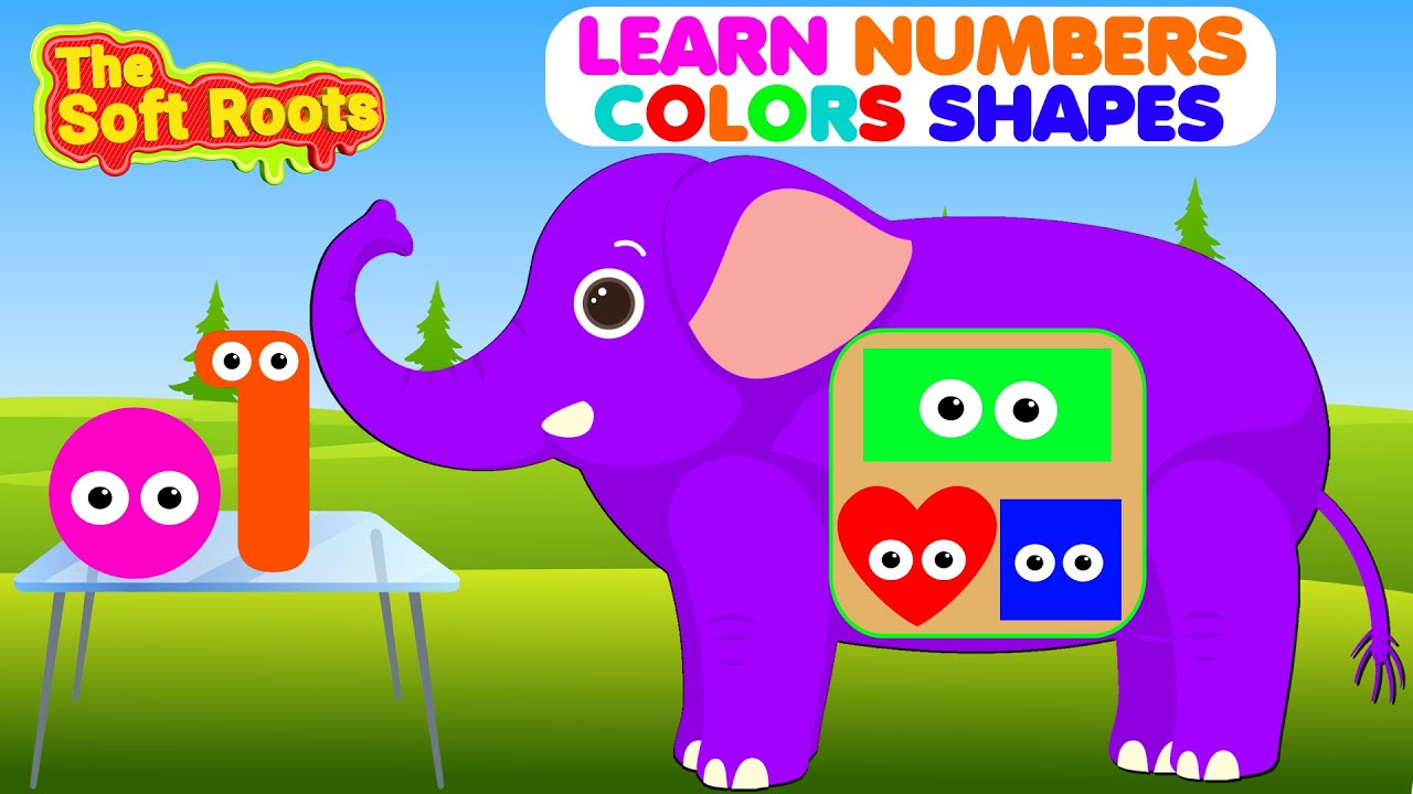 Learn Numbers, Colors With Shapes | Preschool Learning Videos | Kids ...