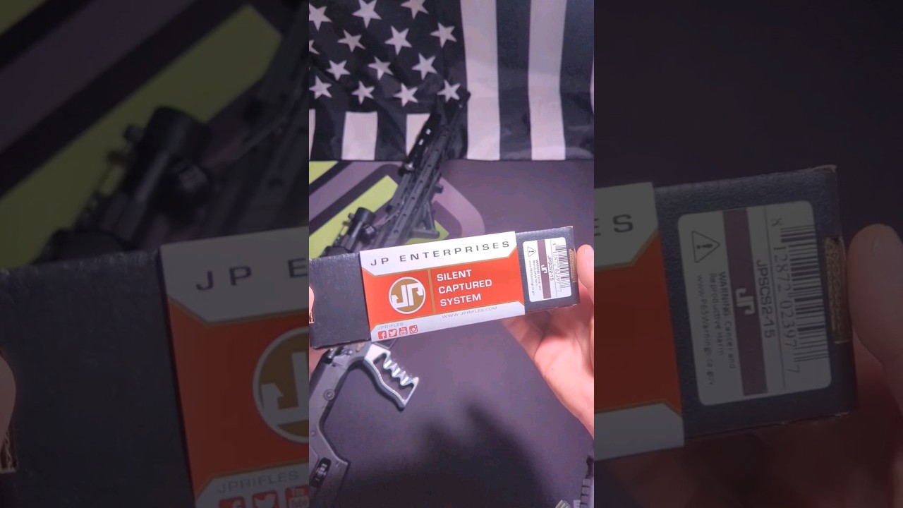 installing the JP Silent Capture System. SCS #firearms #rifle #asmr # ...