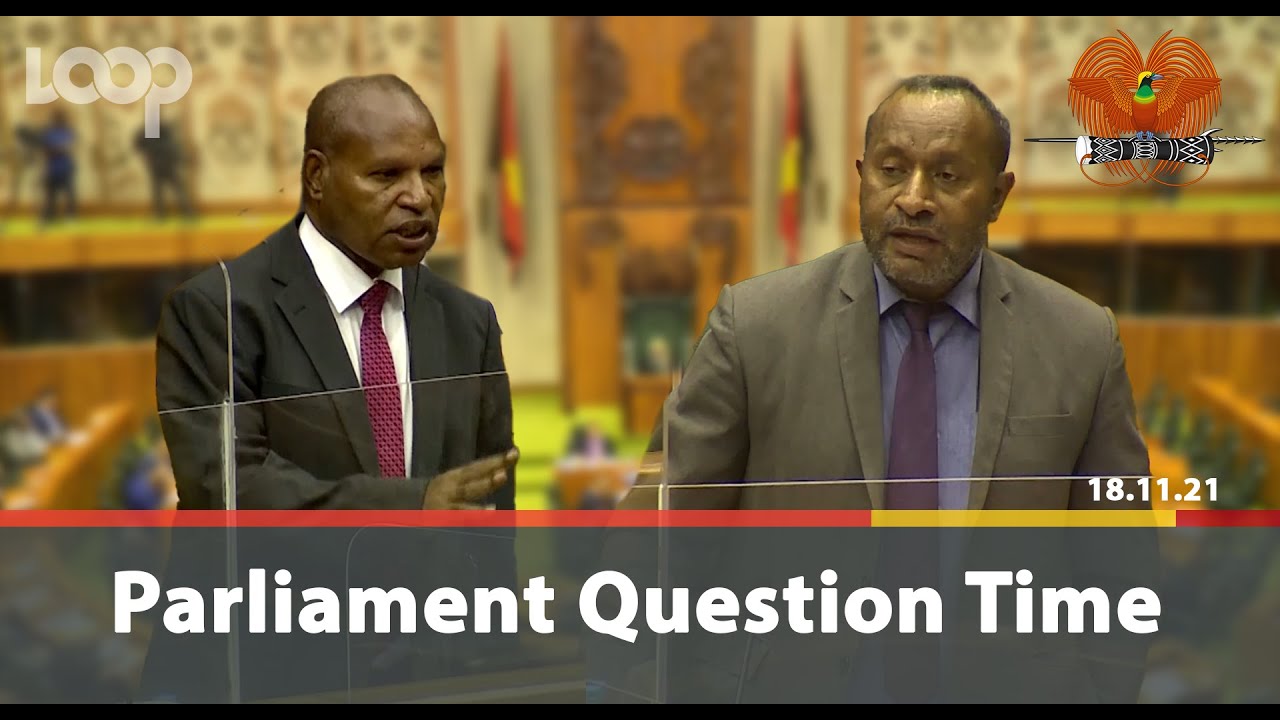 Hon. Richard Maru questioned the Fisheries Minister. - YouTube