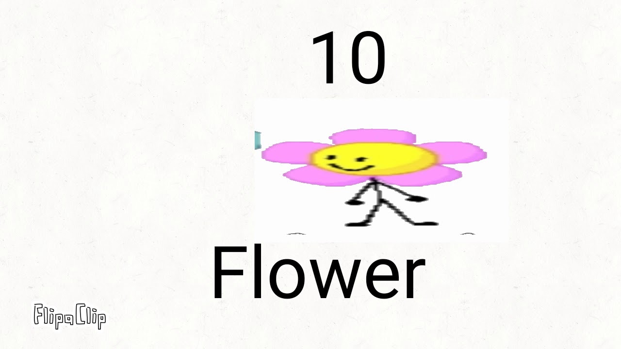 Top 20 favourite bfb characters (fixed) - YouTube