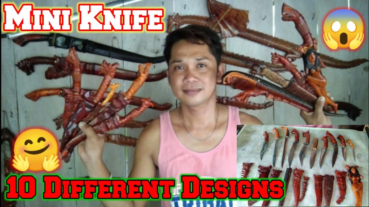 Sampung Mini Knife; Iba't ibang design/Paglalagay Ng Langis Iwas ...
