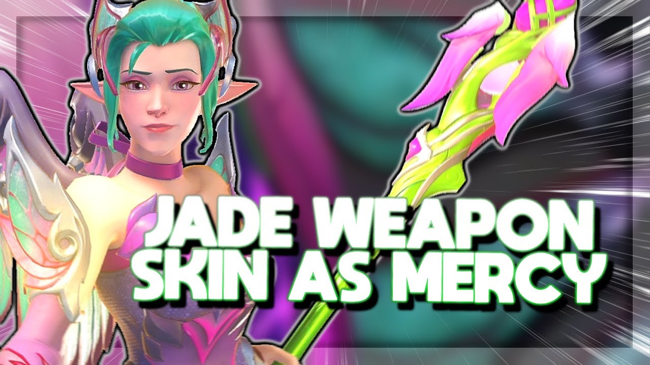 I finally unlocked Mercy's JADE WEAPON SKIN! 💚 - Overwatch 2 Mercy Gameplay - YouTube
