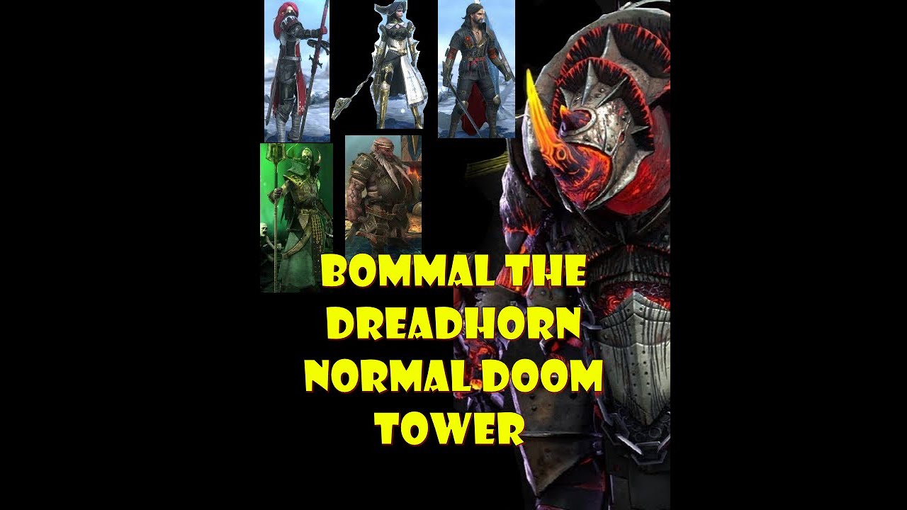 DreadHorn Boss| Doom Tower Normal Floor 10 RAID F2P - YouTube