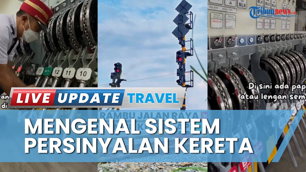Sistem Persinyalan Kereta Api Indonesia, Prasarana yang Mengatur Lalu Lintas Perjalanan Kereta ...