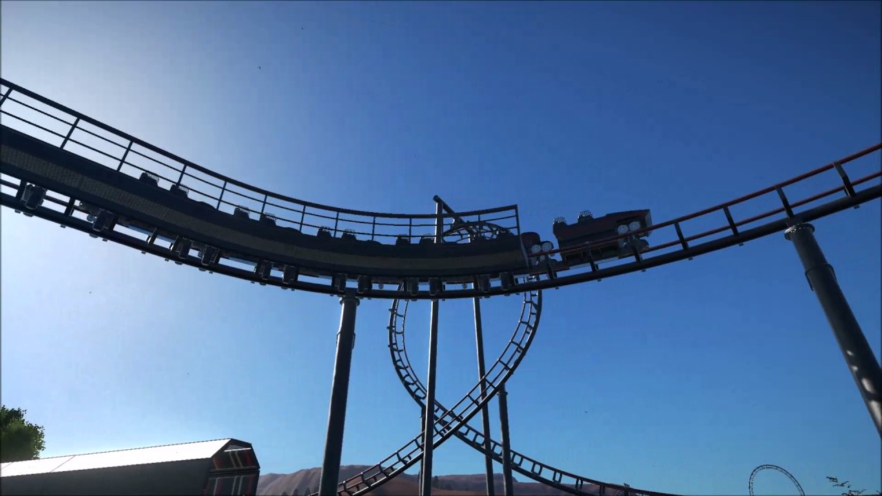 Planet Coaster CGA Demon Ride Recreation - YouTube